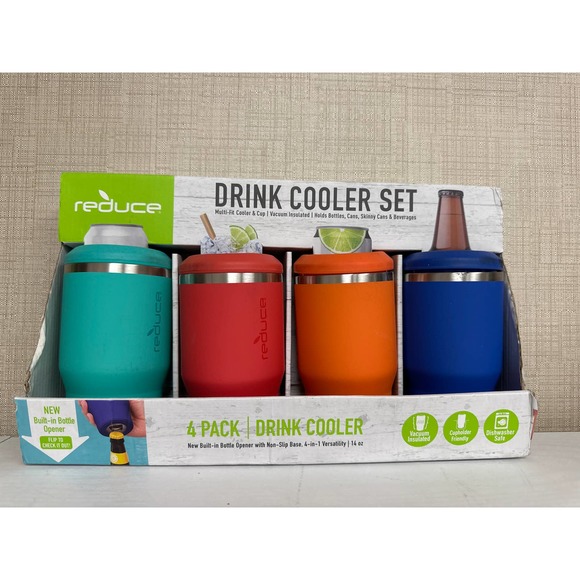 Reduce | Dining | Reduce 4in Stainless Steel Bottle And Can Insulator ...